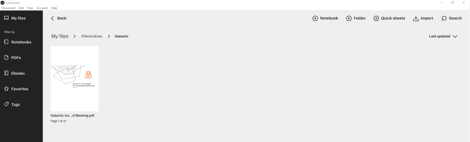 View Powerpoint Presentations on reMarkable 2 - Effective Exec - technology for business ...