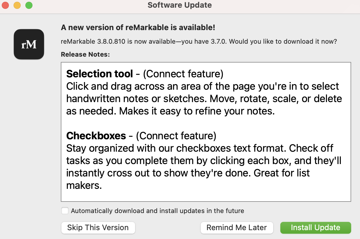 reMarkable Software v3.8 Release - Effective Exec - technology for ...